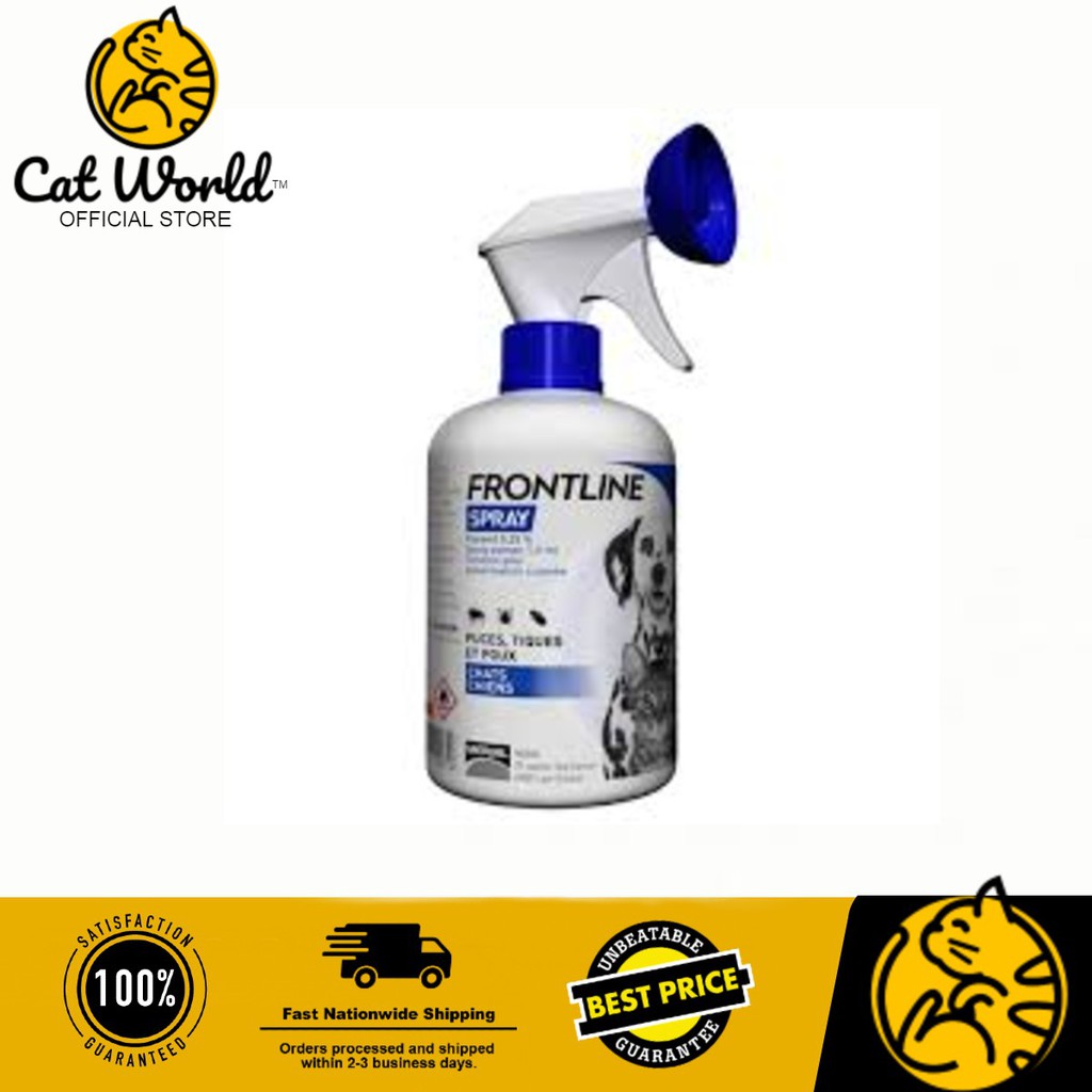 Tops Frontline Fipronil Spray For Dogs and Cats Tick and Flea ...