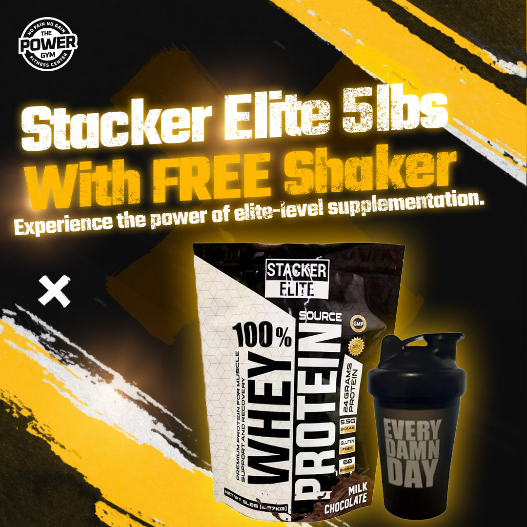 Stacker Elite 100% Whey Protein 5lbs + Free Shaker | Lazada PH