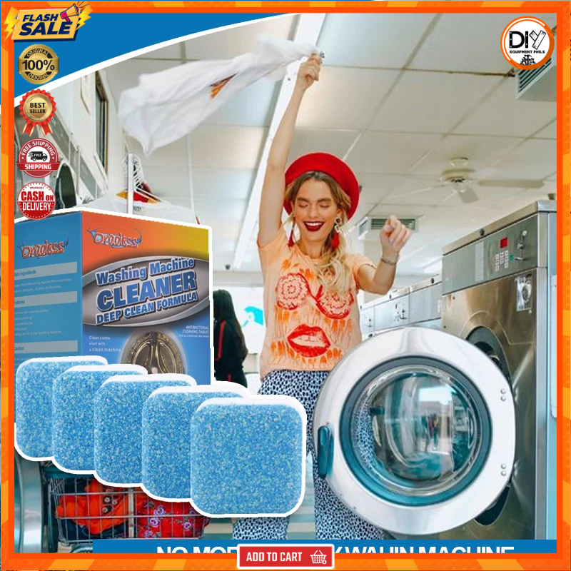 ORIGINAL 5PCS WASHING MACHINE OXYGEN CLEANER DECONTAMINATION EFFERVESCENT TABLET HIGH ...