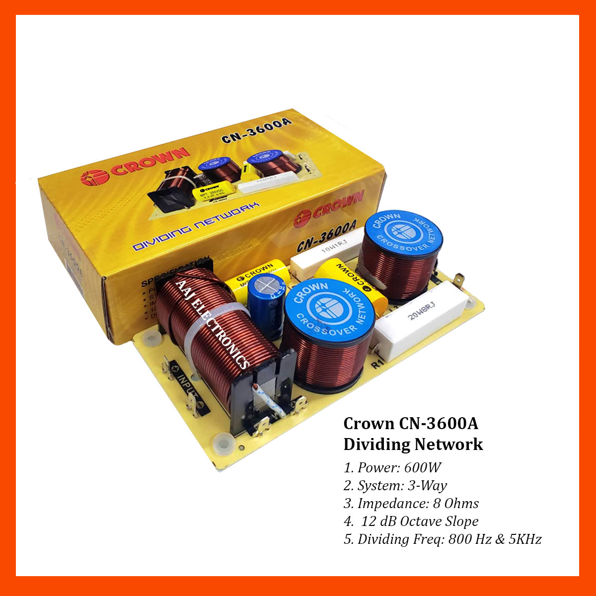 Original Crown CN-3600A Dividing Network 3-Way 600Watts | Lazada PH