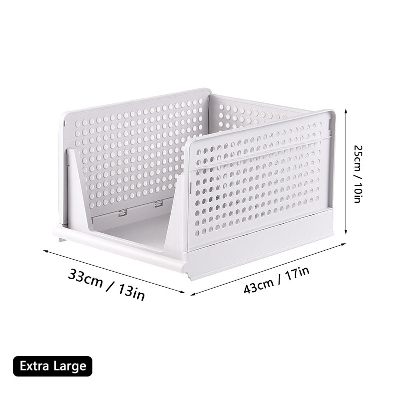 Seizebest Classy Wardrobe Clothes Stackable Storage Layered Partition ...