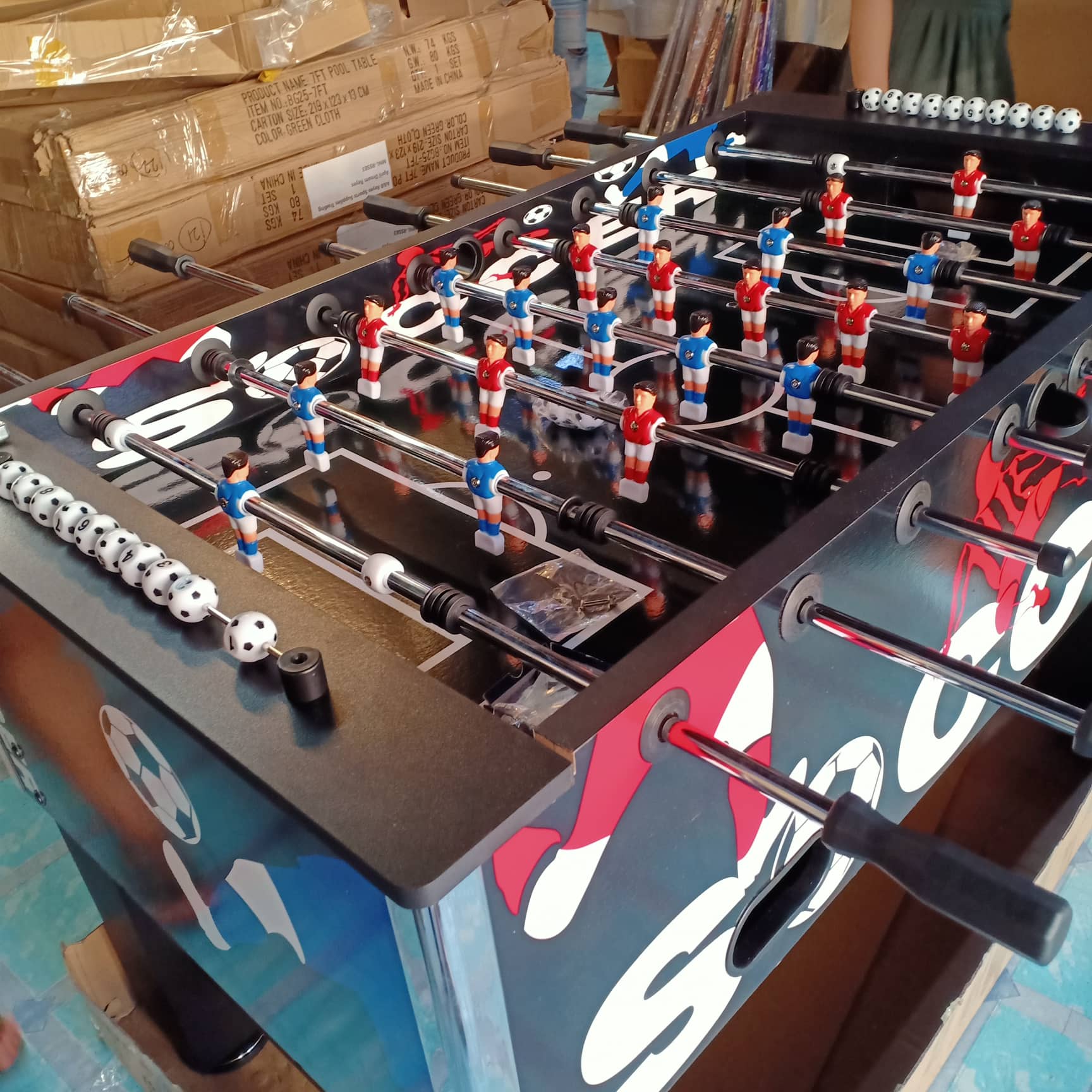 Wooden Mdf Foosball Soccer Table 5 Ft X2.5 Ft/FOOSBALL TABLE/GAME TABLE ...
