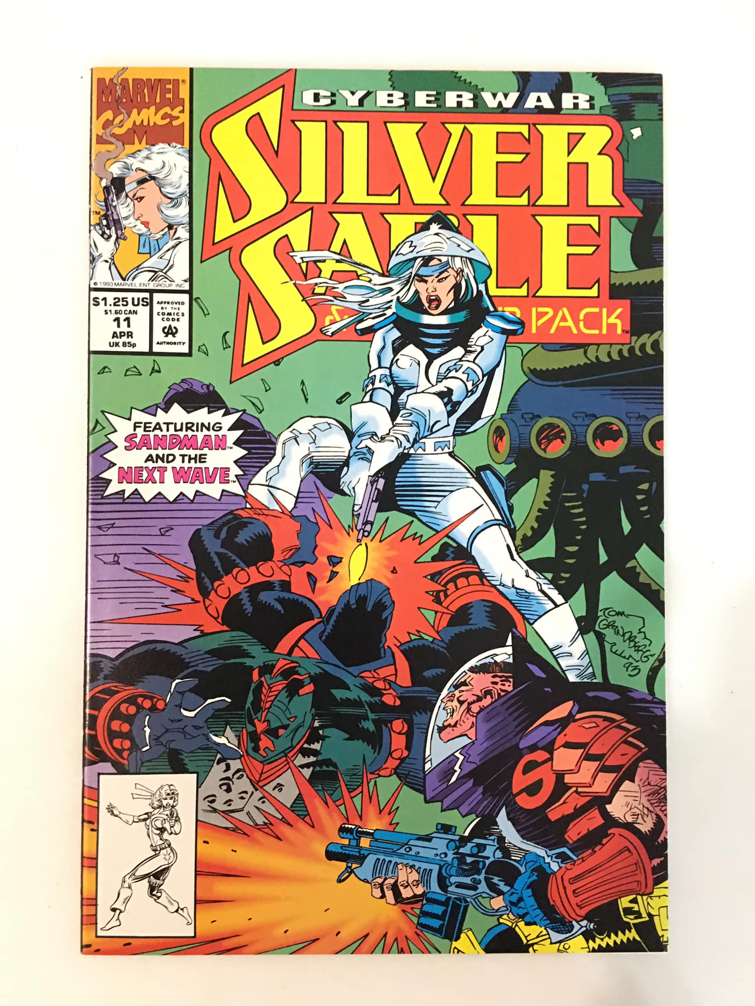 Silver Sable and the Wild Pack 11 Published Apr 1993 by Marv el Comic ...