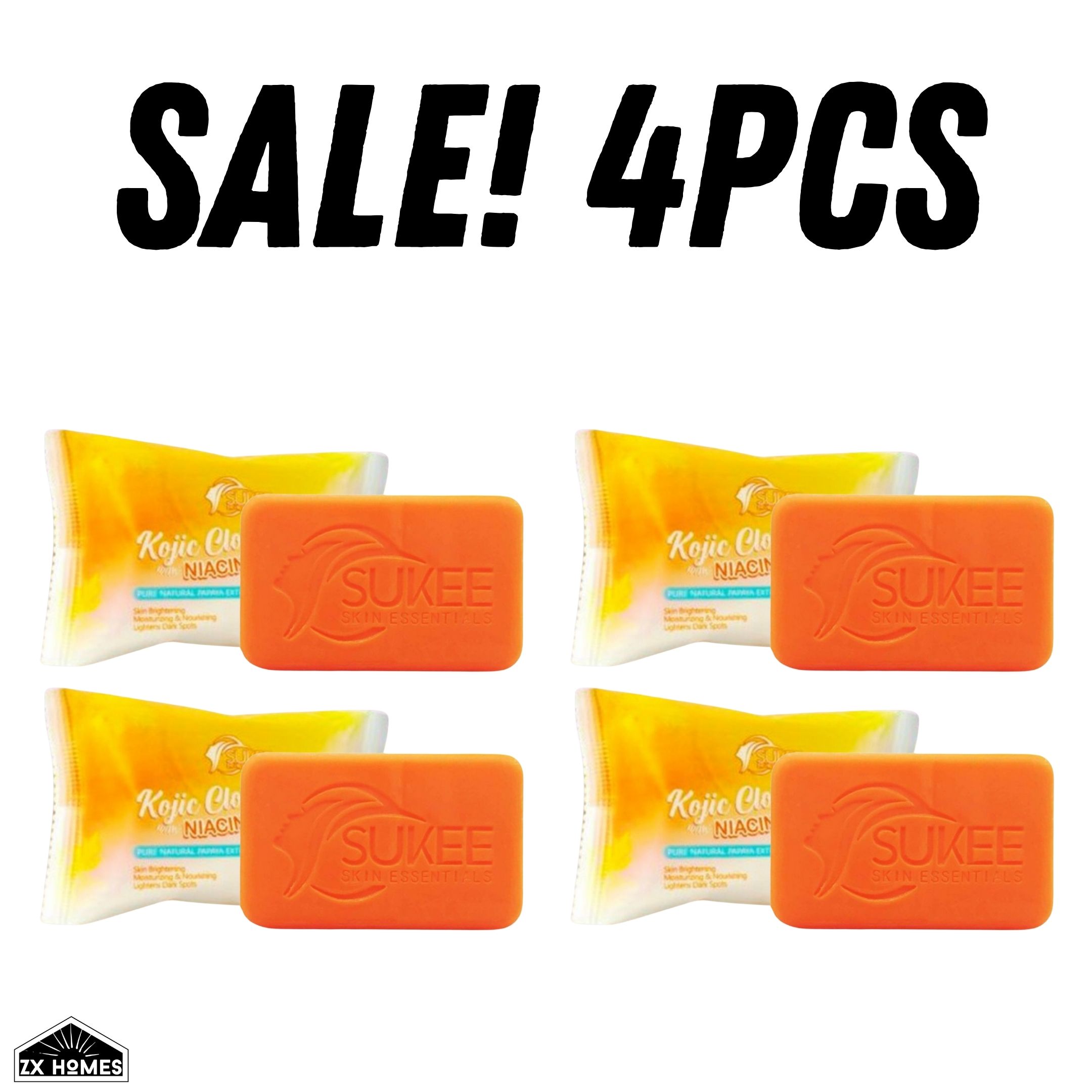 ZX HOMES [BUY 2 TAKE 2] SUKEE KOJIC CLOUD SOAP WITH NIACINAMIDE PAPAYA ...