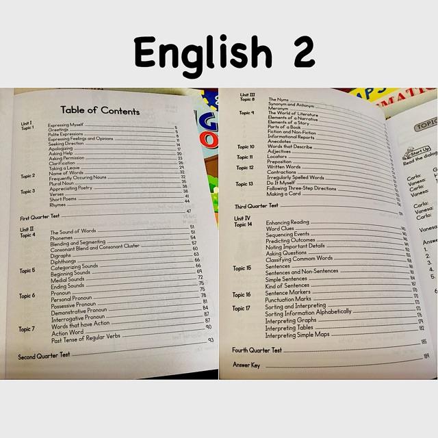 (GRADE 2 WORKBOOKS) English Filipino Science Mathematics The new ...