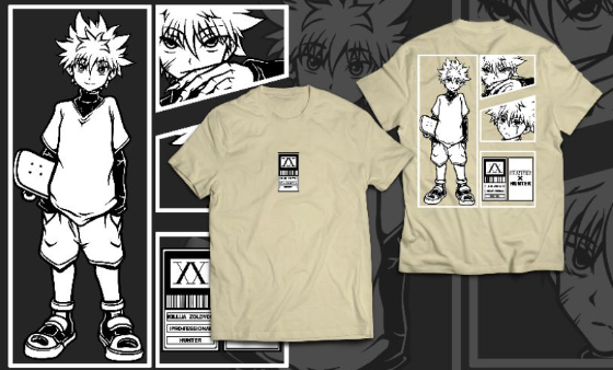 Killua Design Clothing Tshirt | Lazada PH