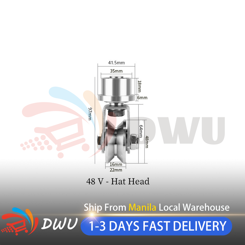 304 Stainless Steel Roller For Sliding Gate Groove Swivel 360 ...