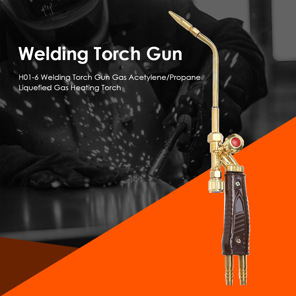 Welding Torch Injection Suction H01-6 Copper Oxygen Acetylene Heating ...