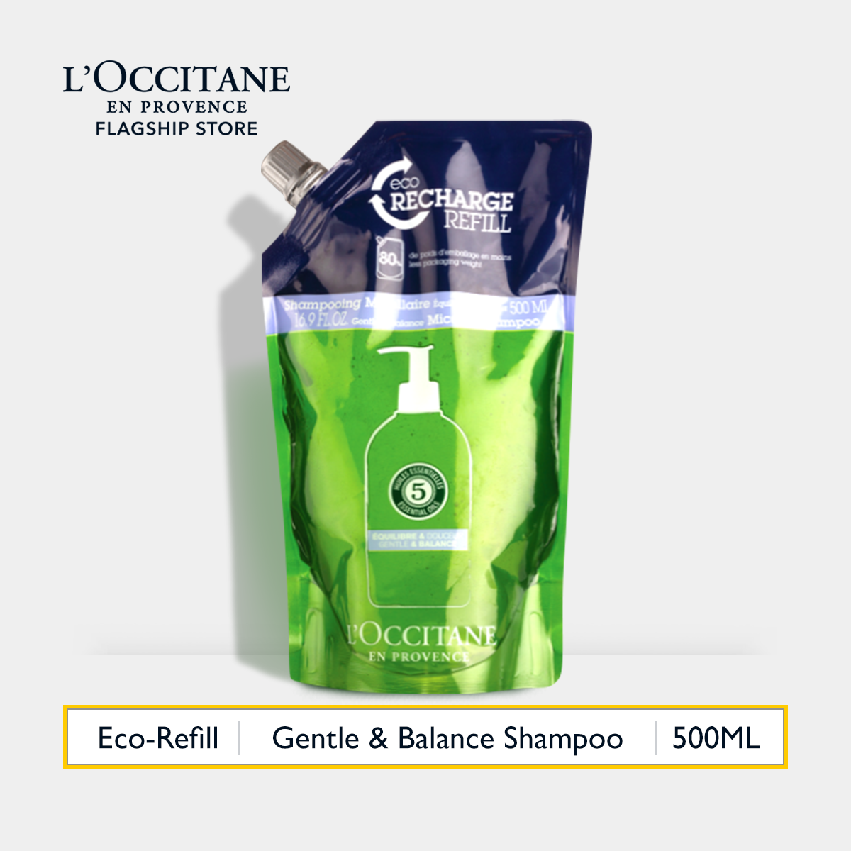 L'Occitane Gentle & Balance Shampoo 500ml [Refill] | Lazada PH