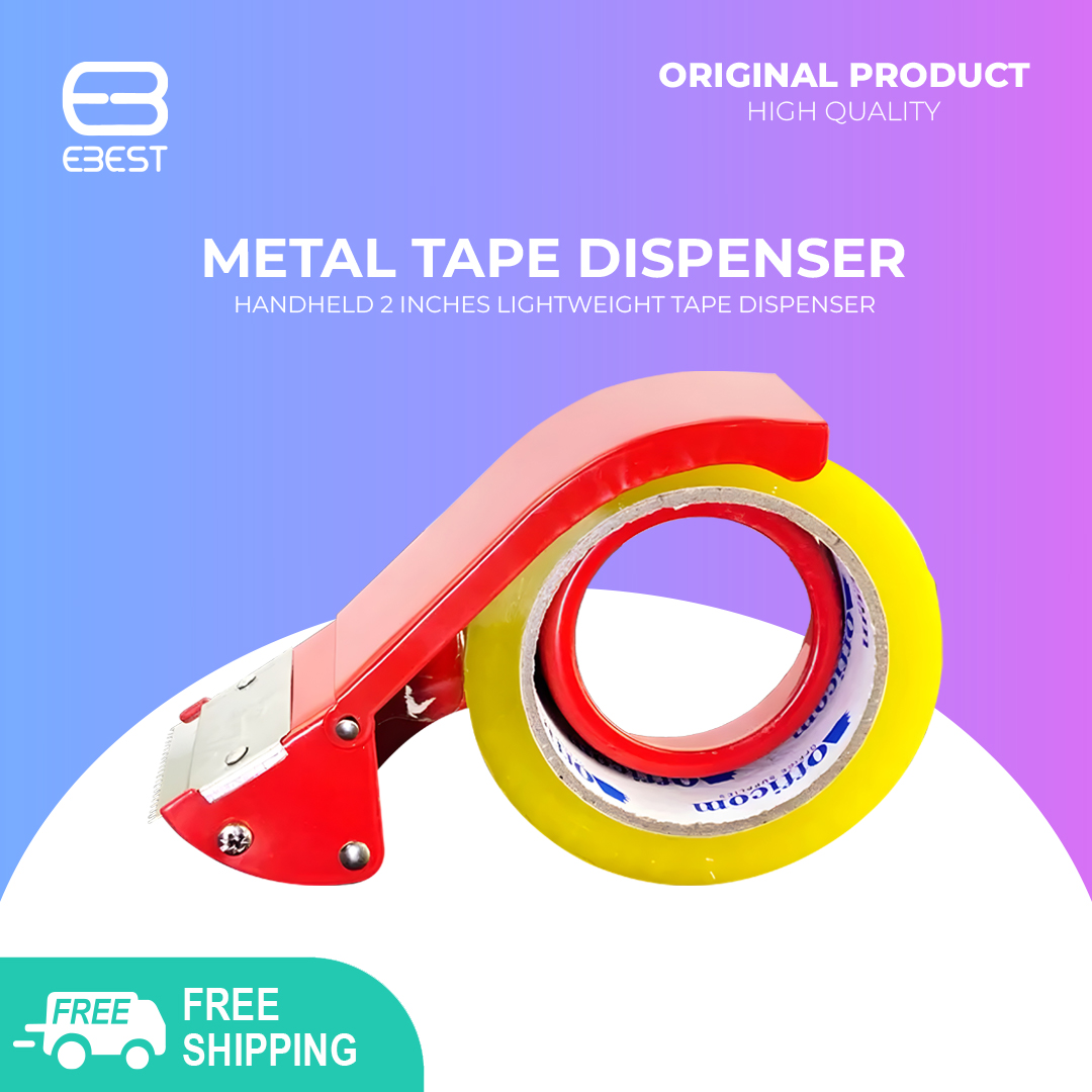 Metal Tape Cutter Dispenser 2inches Lightweight for Sealing Heavy Duty ...