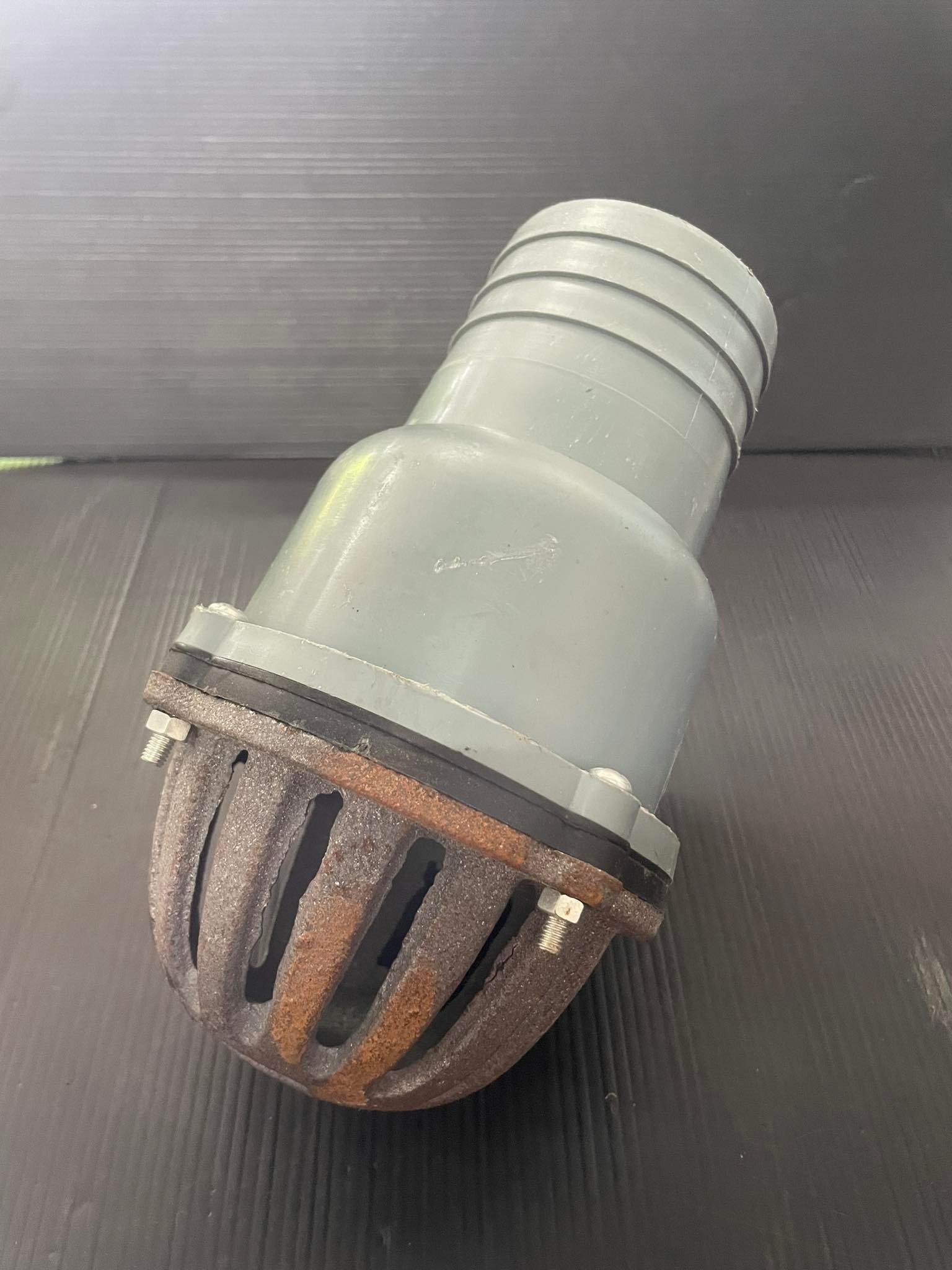 Foot Valve with Flapper 3 Inches COMBINATION CAST IRON HEAD with ...