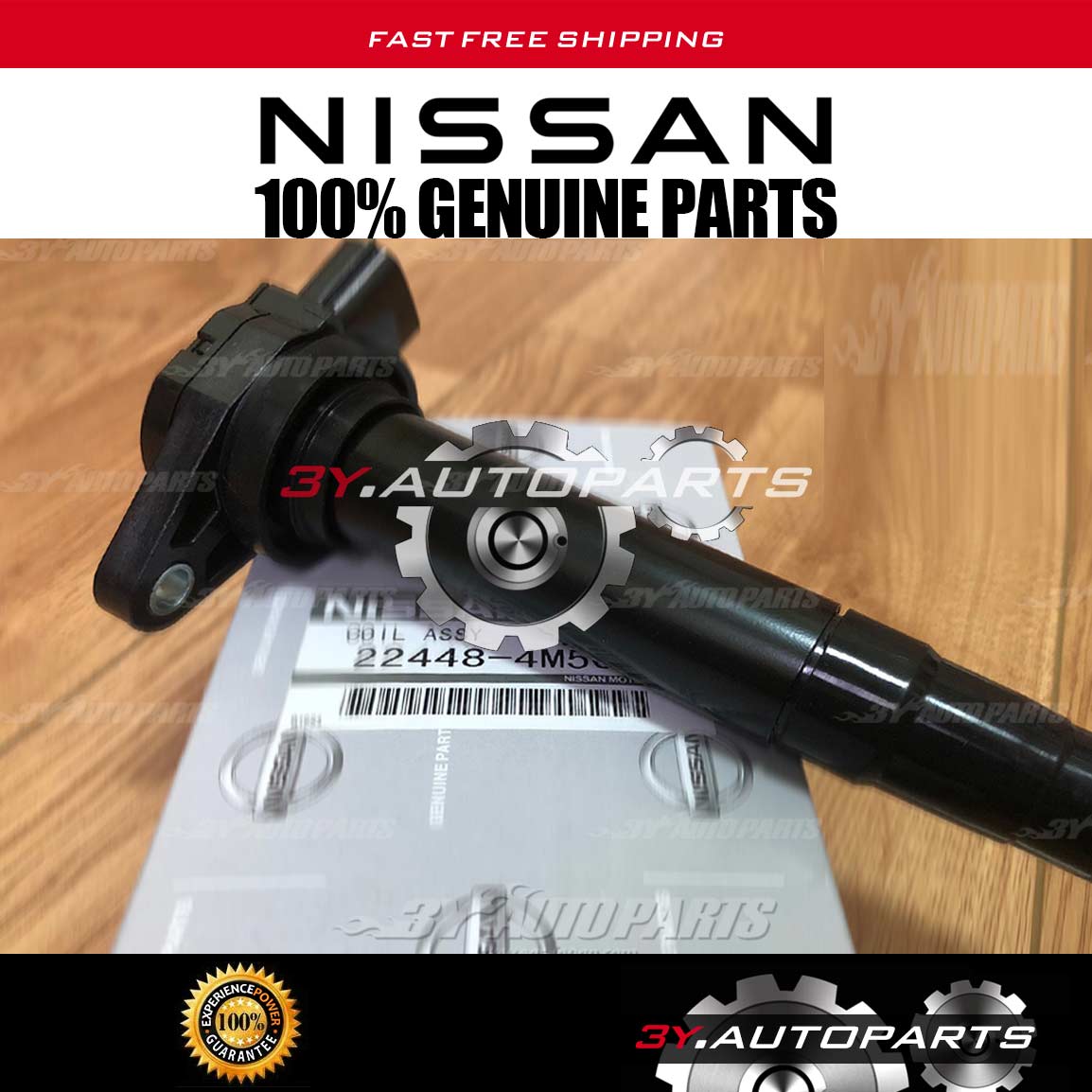 GENUINE 100% NEW 22448-4M500 IGNITION COIL FOR NISSAN CM11-205 - INTL ...