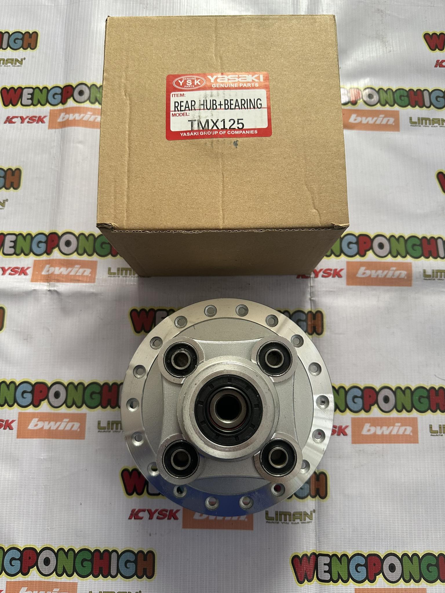 REAR HUB TMX 125 ALPHA WITH BEARING TRYCYCLE TYPE YSK BRAND | Lazada PH