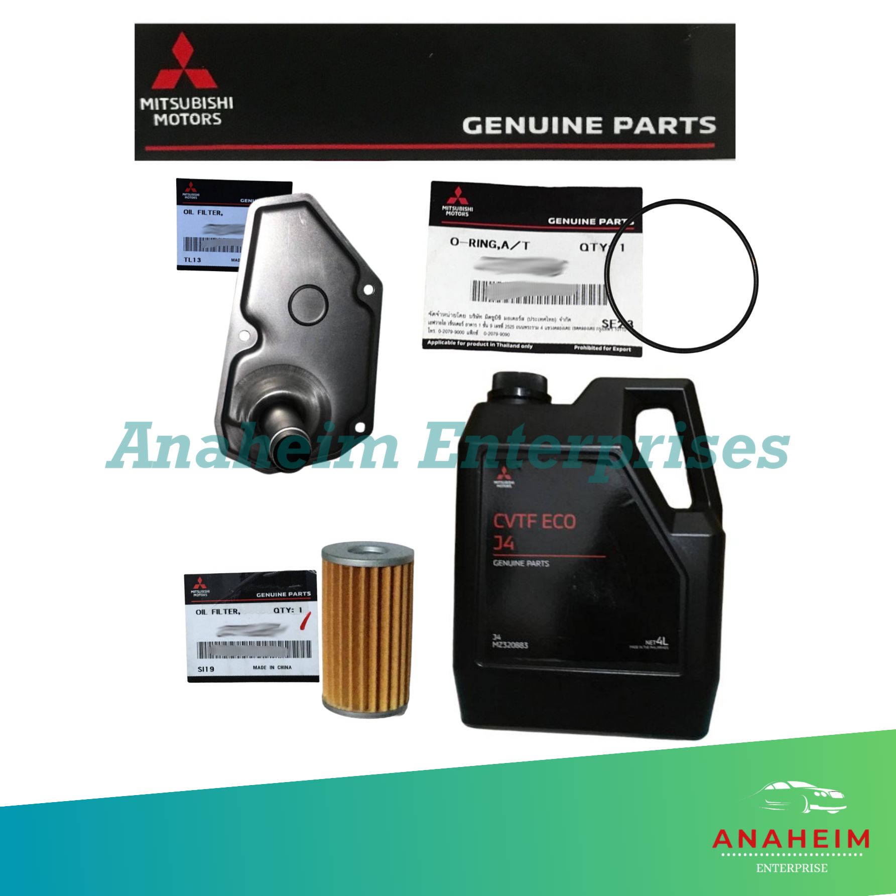 Mitsubishi Mirage Transmission Filter Change Oil Package | Lazada PH