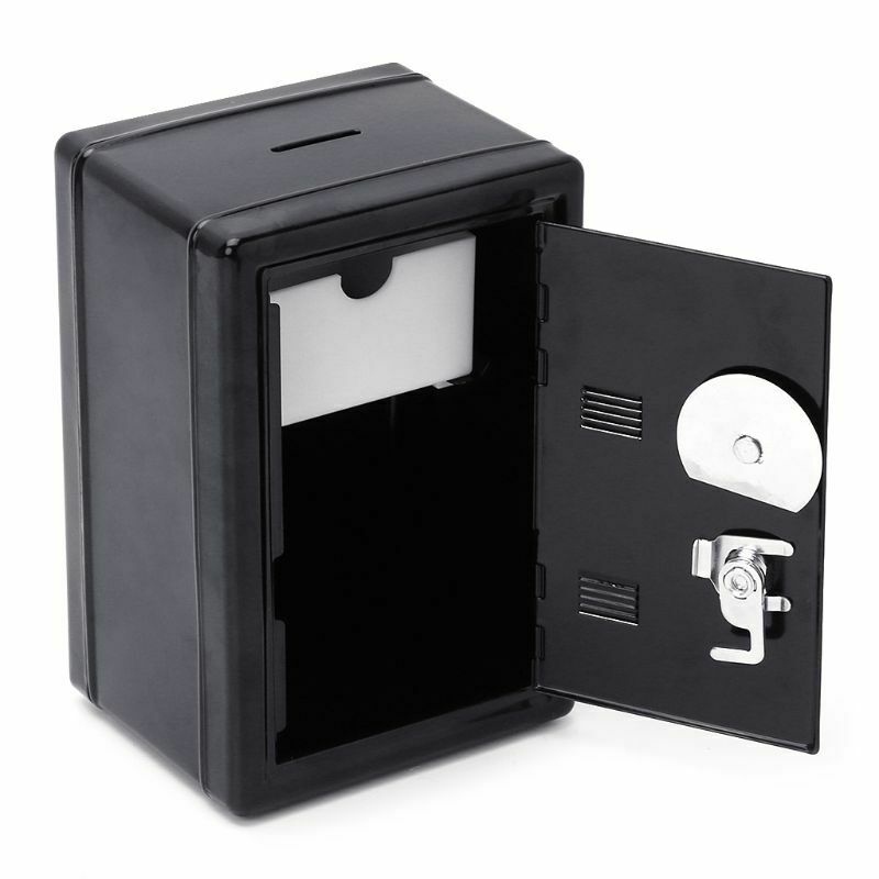 Safe Security Metal Money Bank Deposit Cash Savings Saving Box ...