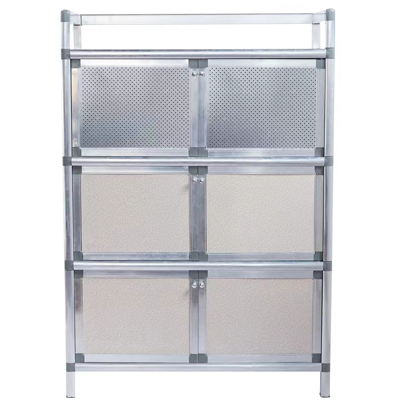 kitchen aluminum alloy cabinet rack organizer shelf storage dining wine ...