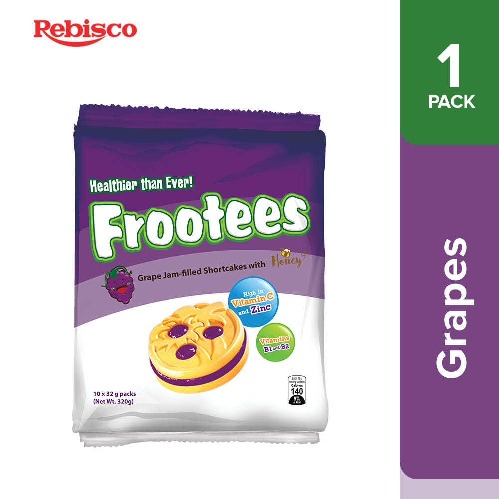 Frootees Grape Cookie Sandwich 32g x 10pcs | Lazada PH
