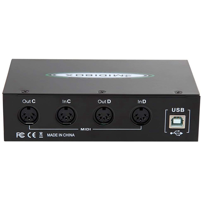 MIDI Box Musical Instruments USB MIDI Interface Merge Thru Box 64 MIDI ...