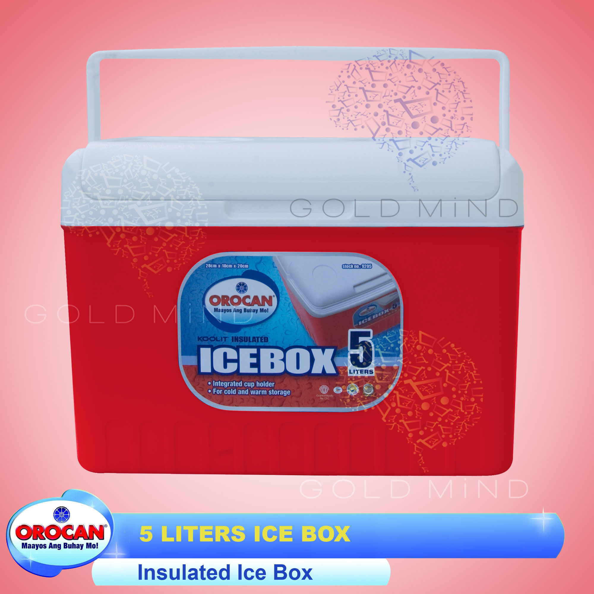 Orocan Ice Box 5L Insulated Icebox Ice Chest - Gold Mind Everyday Low ...