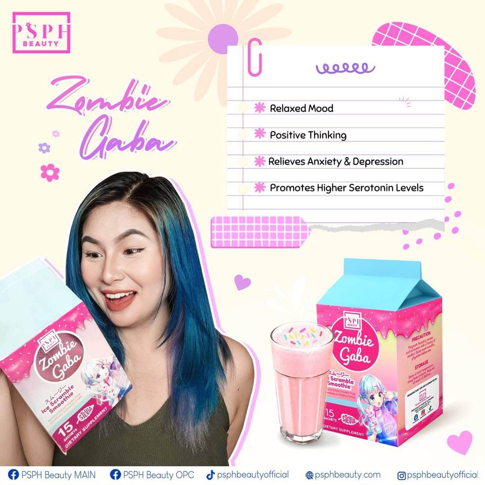 Zombie Gaba Ice Scramble Smoothie (15 sachet) by PSPH Beauty | Lazada PH