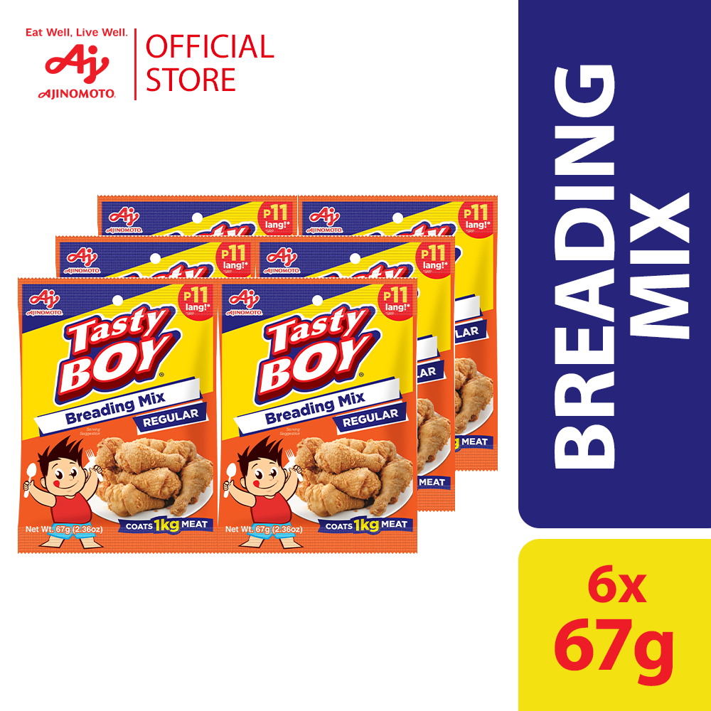 TASTY BOY® Breading Mix Regular 65g (Pack of 6) | Lazada PH