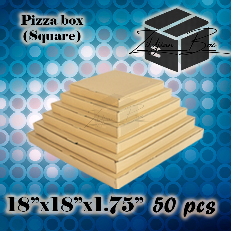 18" Square Pizza box - 50 pcs | Lazada PH