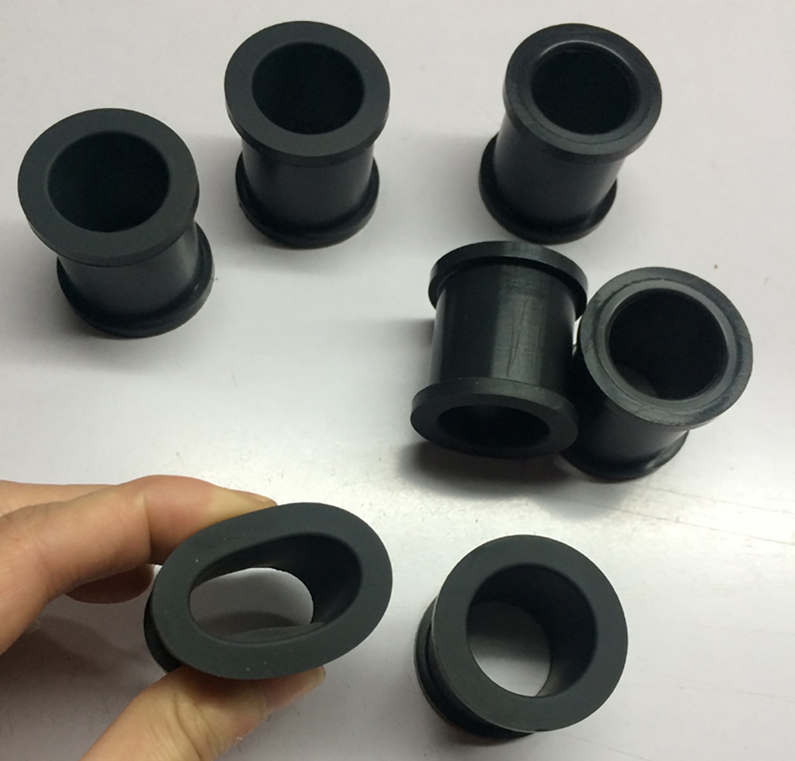 30mm Black Silicone Rubber Caps Round Plug Cover Snap on Gasket Protect ...