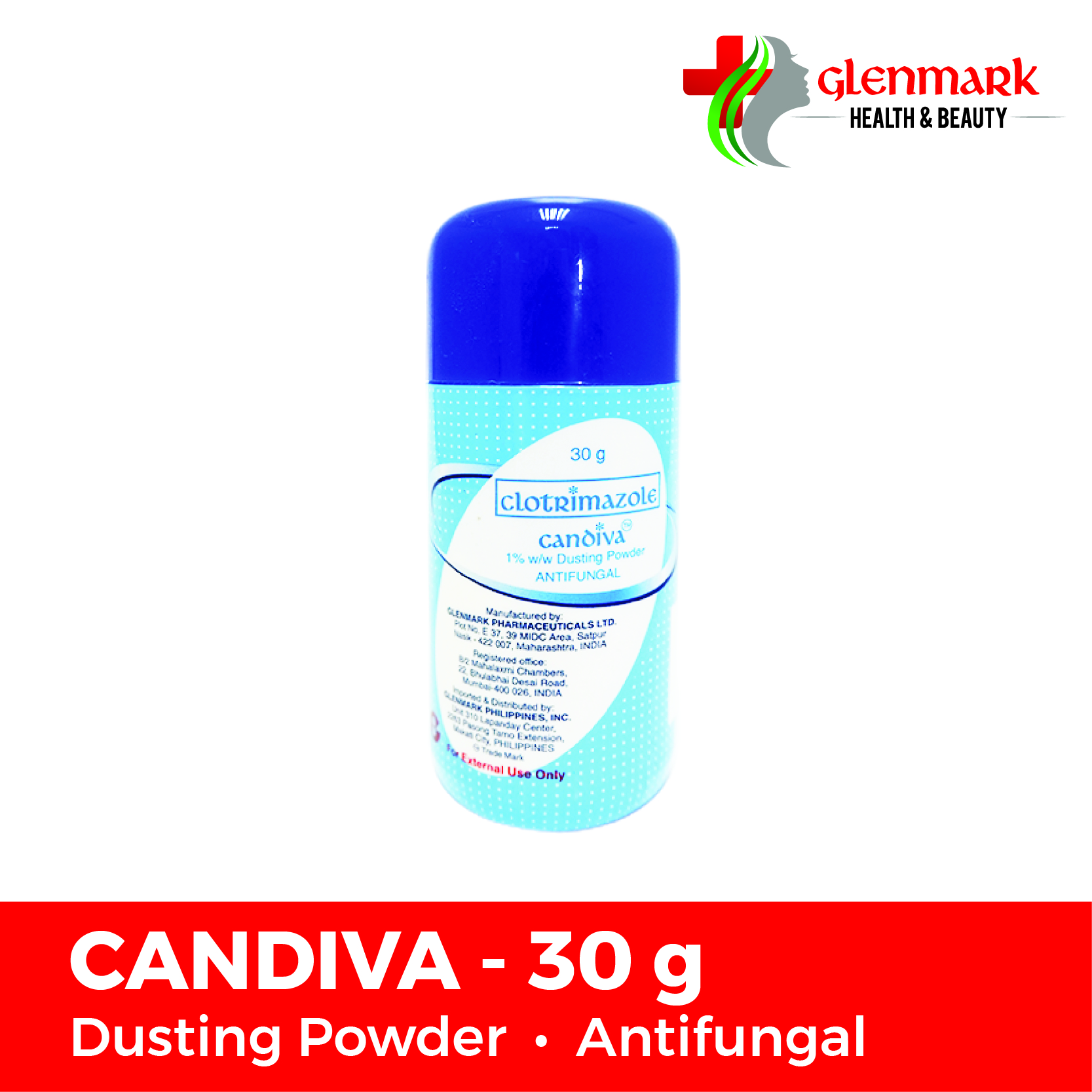 Clotrimazole Candiva Dusting Powder Antifungal 30G | Lazada PH