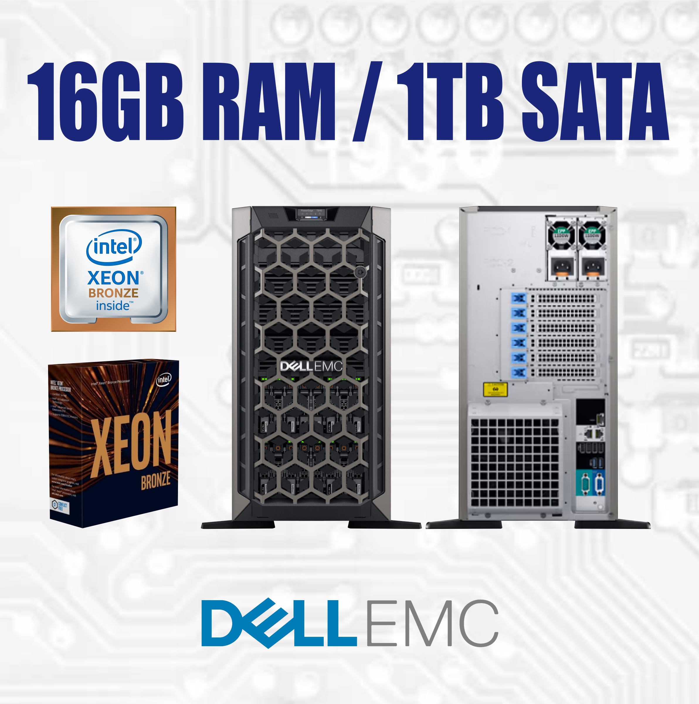 Intel® Xeon® Bronze 3204 Processor | Dell EMC PowerEdge T440 Tower Type ...