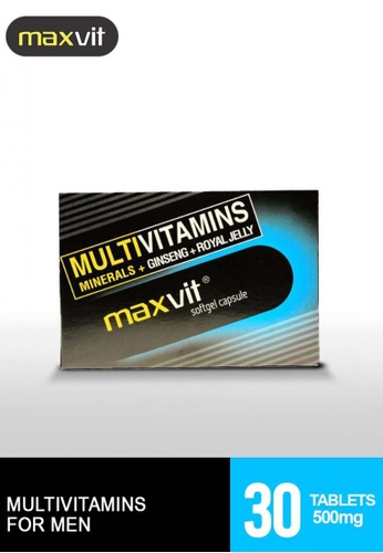Maxvit Multivitamins For Men, 500mg, 30 softgel capsule | Lazada PH