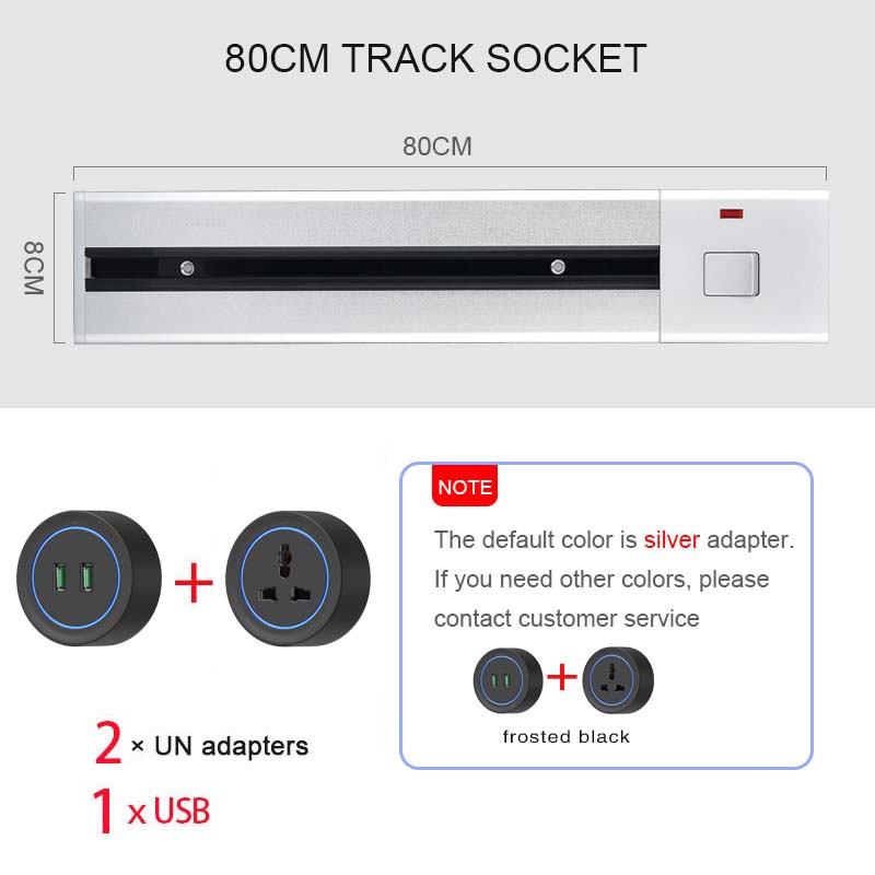 【10 Years Warranty】TEP Movable Power Track Socket 8000W Universal Power ...