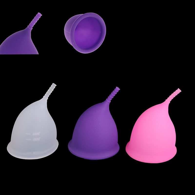 SHENG Silicone Reusable Soft Menstrual Cups Foldable Feminine Hygiene ...
