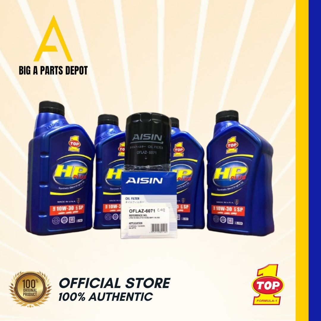 Top 1 - Synthetic HP Plus 10w-30 API SP Oil Package for Ford Ecosport ...
