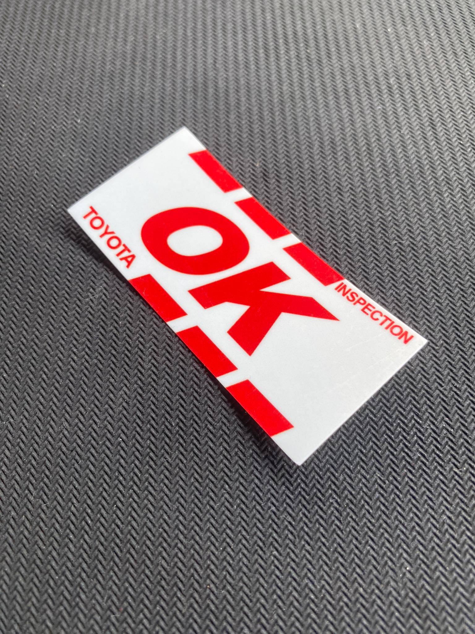 Toyota OK (Inspection Sticker) - 1pc. | Lazada PH
