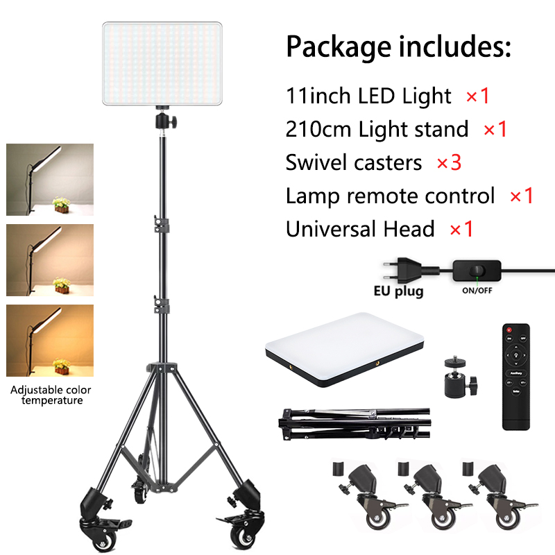 11/19/24 inch LED MakeUp Lighting for Vlogging Photography Light Selfie ...