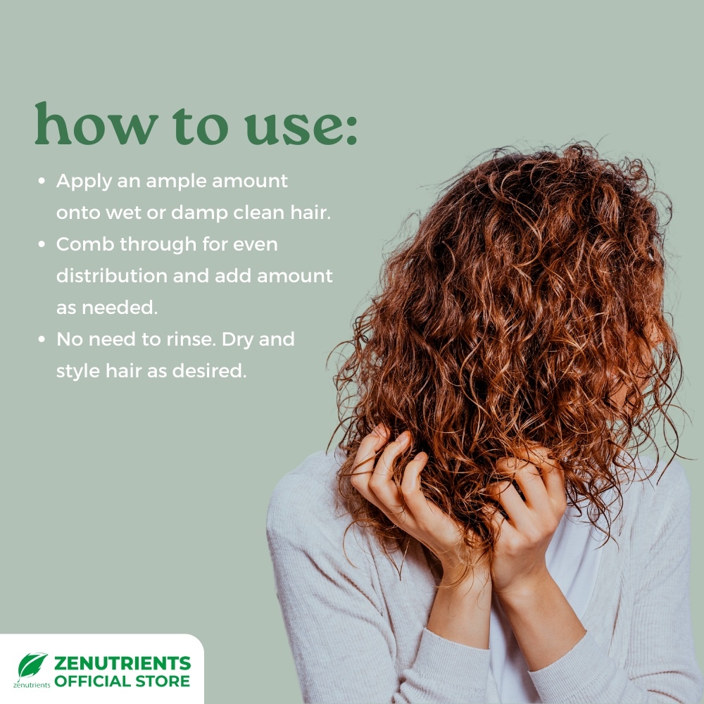 Curls by Zenutrients Avocado and Tea Tree Protein-Free Leave-In ...