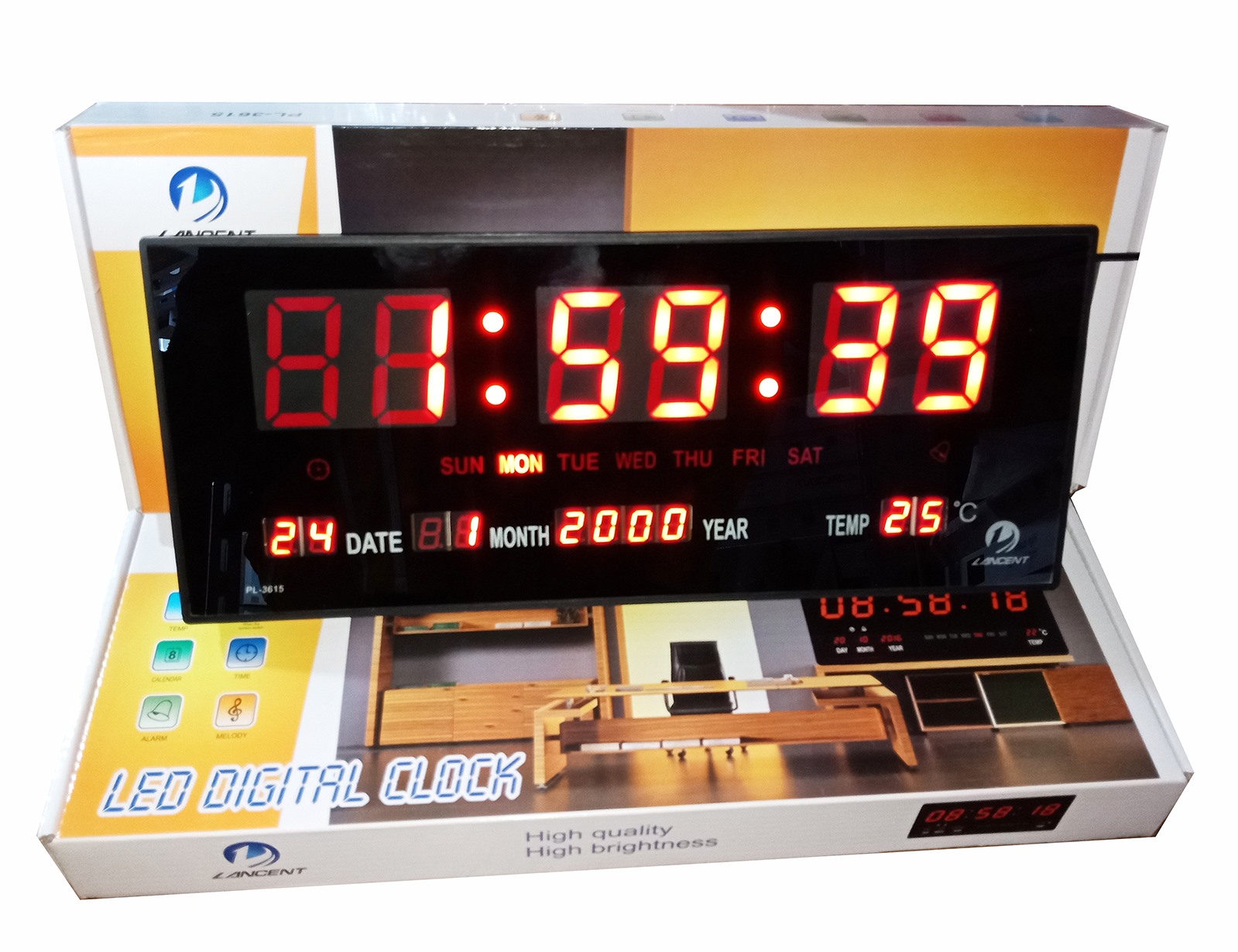 RDGT 14.5 Inches Digital LED Wall Clock (NOT LANCENT) | Lazada PH