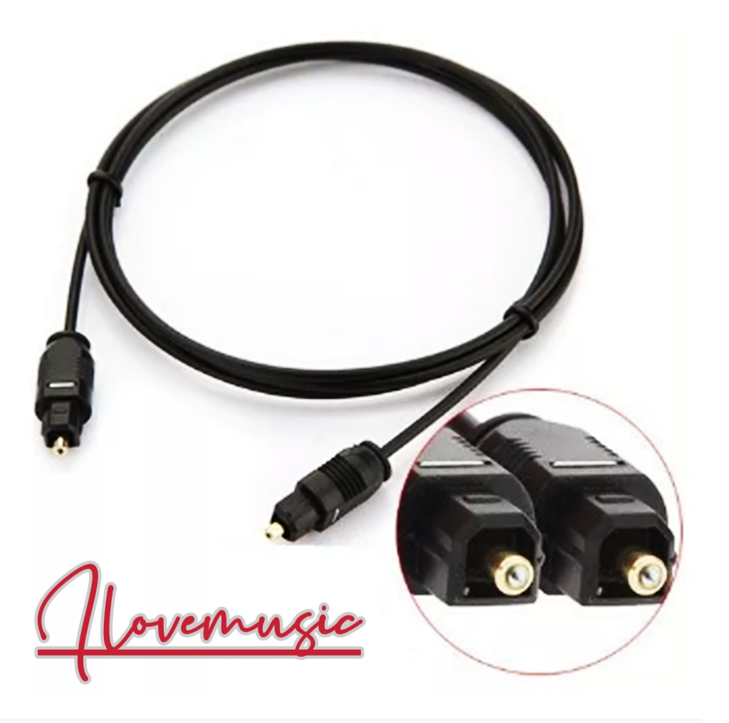 Audio Cable Digital Optical Fiber Square to Round Interface 1.5m ...
