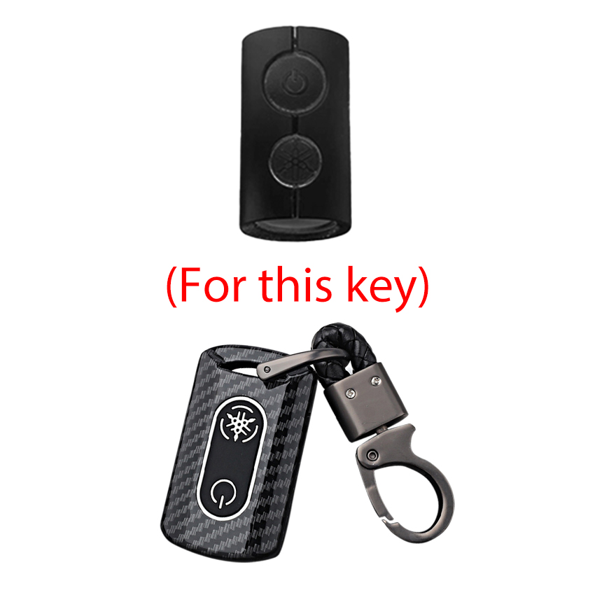 Fashion Carbon Fiber keychain For Yamaha Nmax Aerox nvx Sniper Key ...