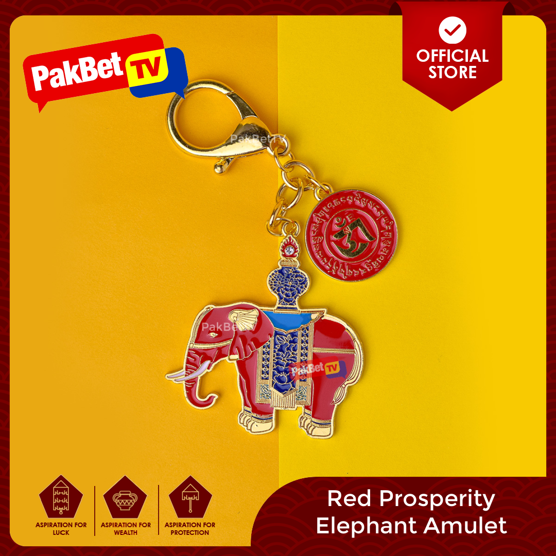 Red Prosperity Elephant Amulet | Feng Shui by PakBet TV | Lazada PH