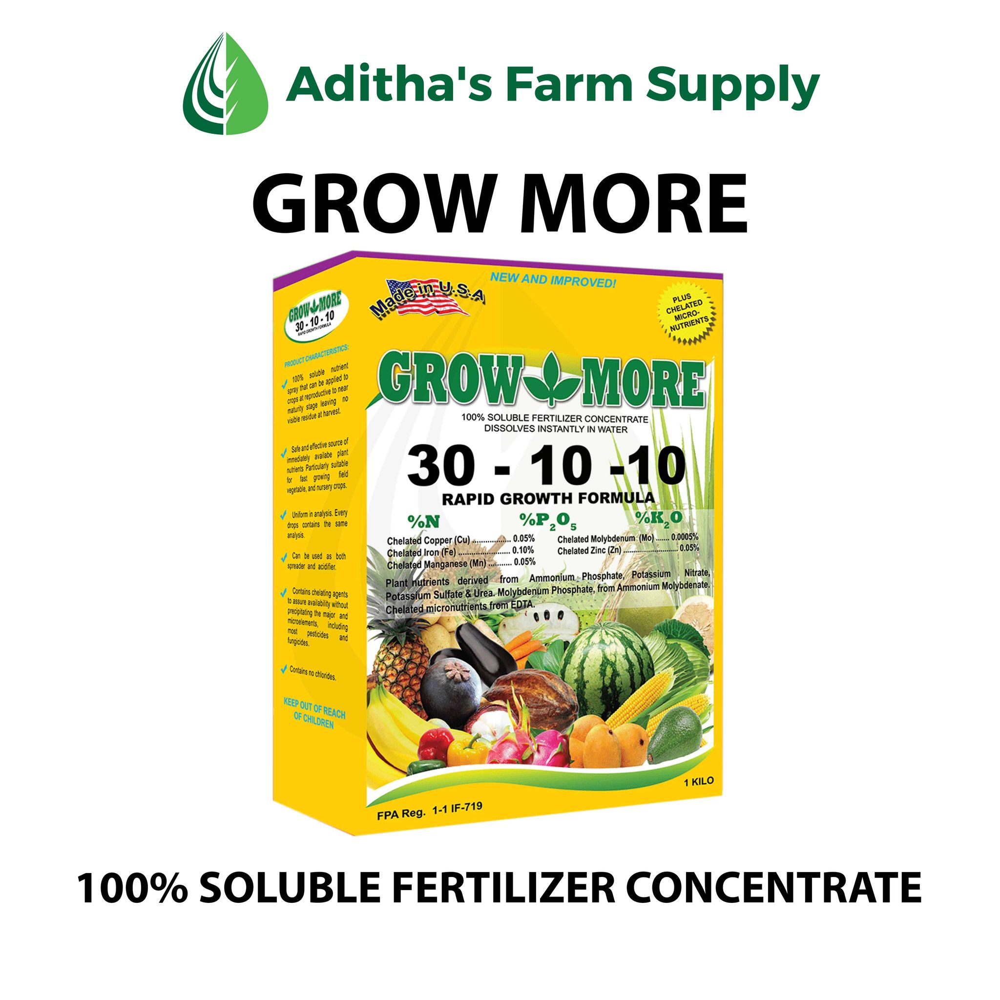 Grow More: Soluble Foliar Fertilizer - 1kg | Lazada PH