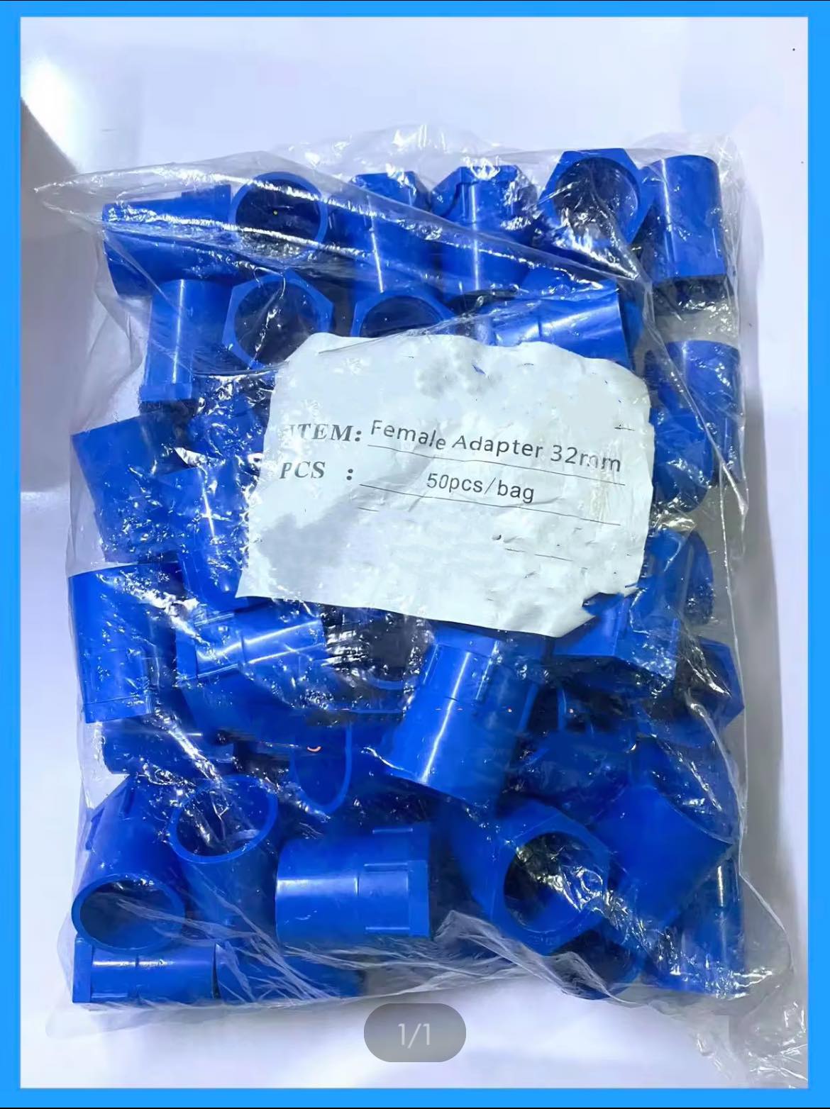 BHT PVC Blue Female Adapter 1" ( 32mm ) ( 50pcs ) | Lazada PH