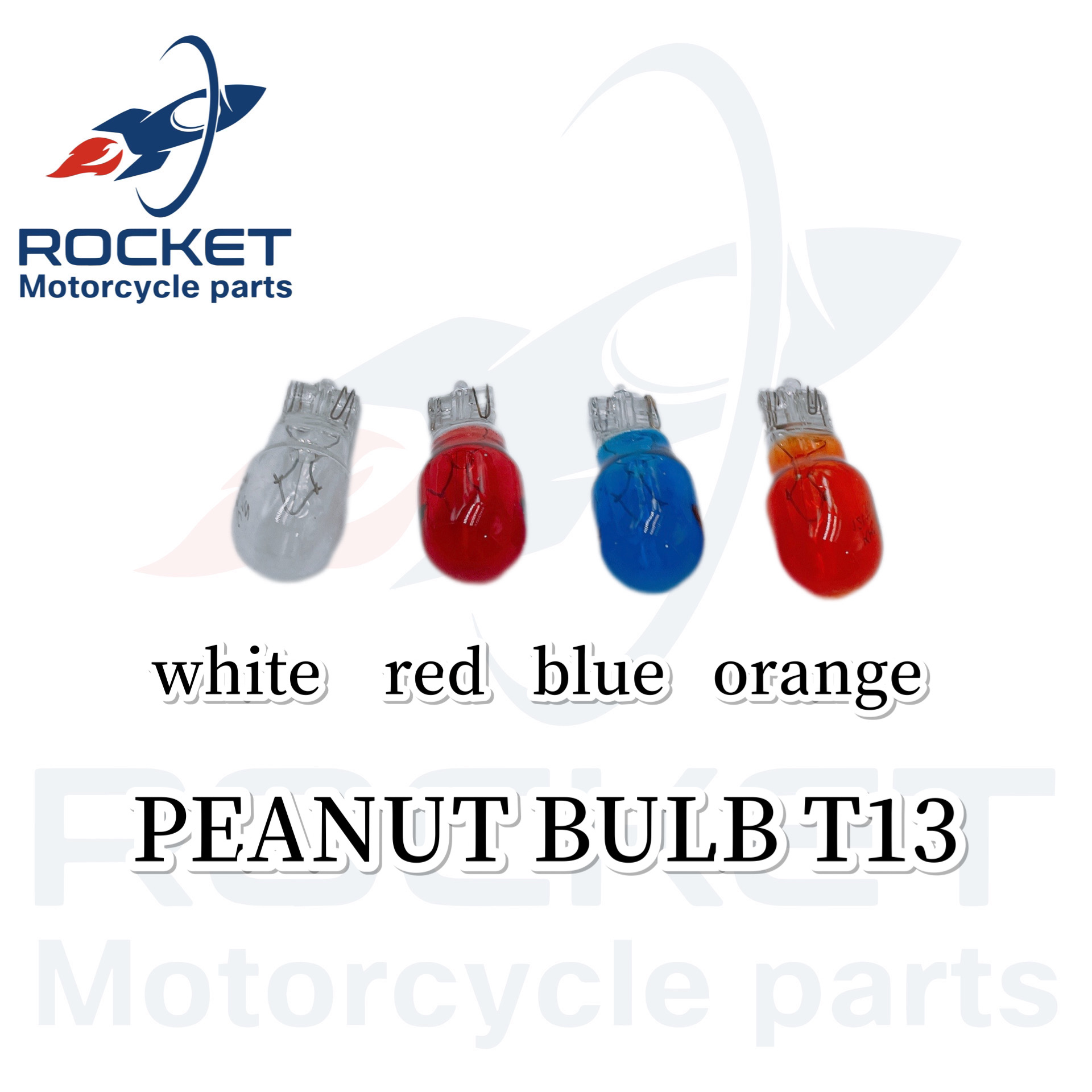 Motorcycle Light Bulb PEANUT BULB T.13 universal 1PCS | Lazada PH