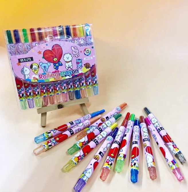 BT21 Rolling Crayons 12pcs. | Lazada PH