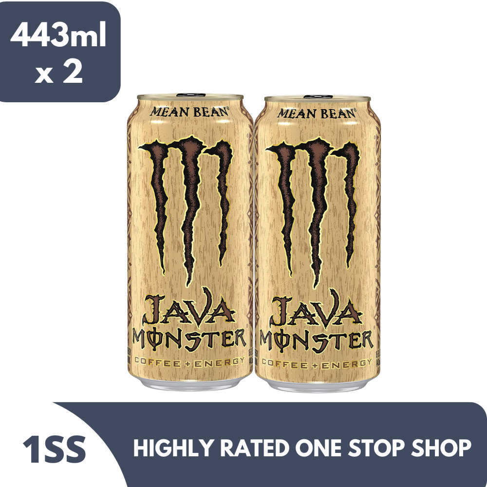 Java Monster Mean Bean Coffee + Energy Drink 443ml x 2 | Lazada PH