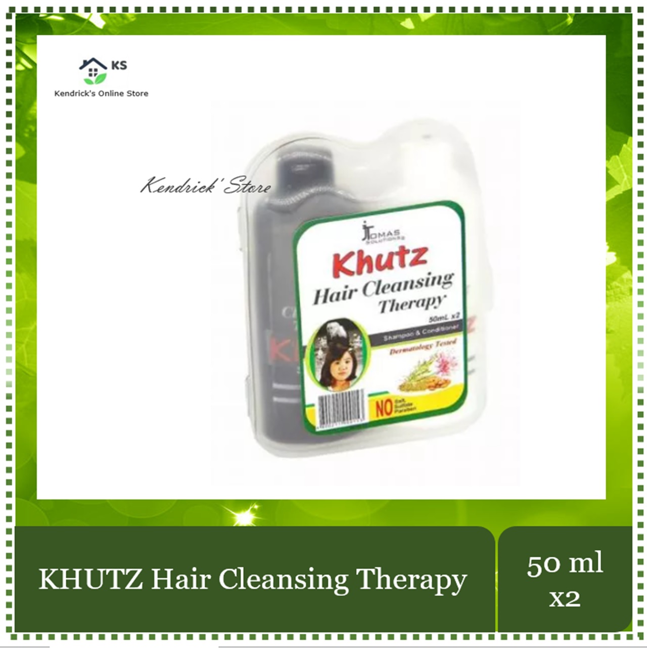 JTomas Solutions KHUTZ Hair Cleansing Therapy Kit (Anti Kuto) 50ml kit ...
