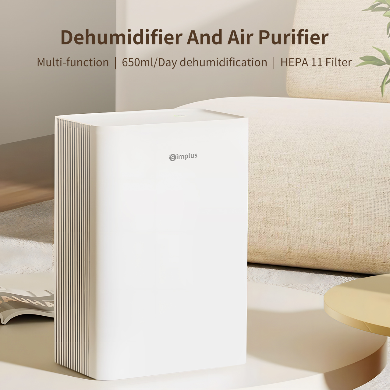 Simplus Dehumidifier Air Purifier for Room/Office Air Freshener ...