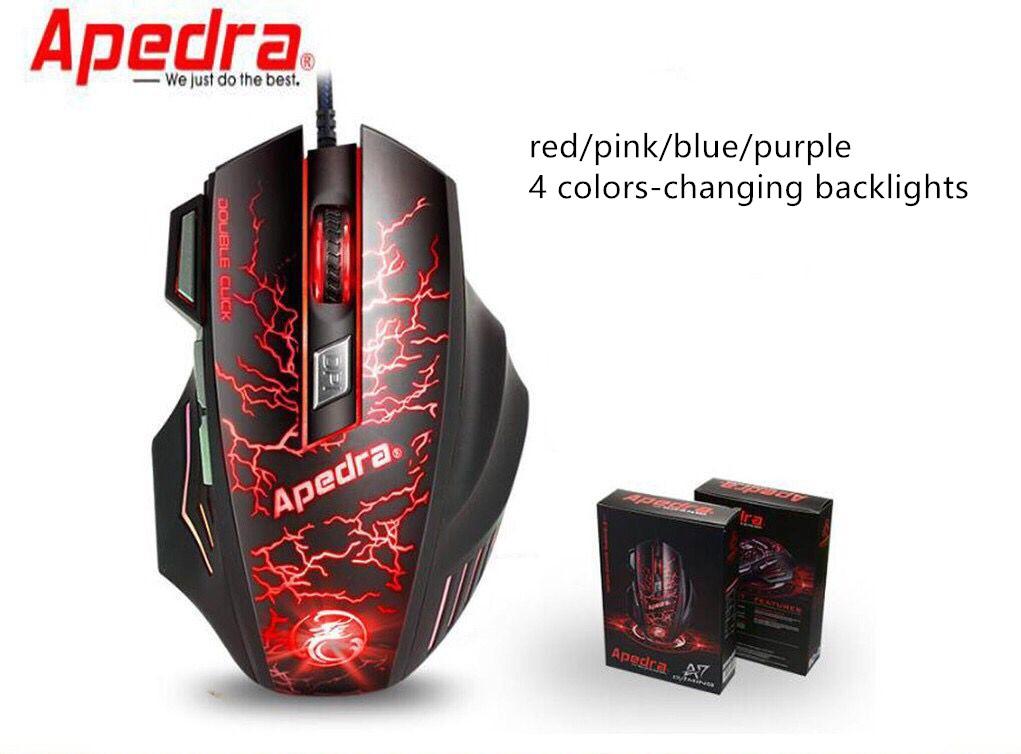 Apedra A7 Pro USB Wired 7Keys E-Sports Gaming Mouse | Lazada PH