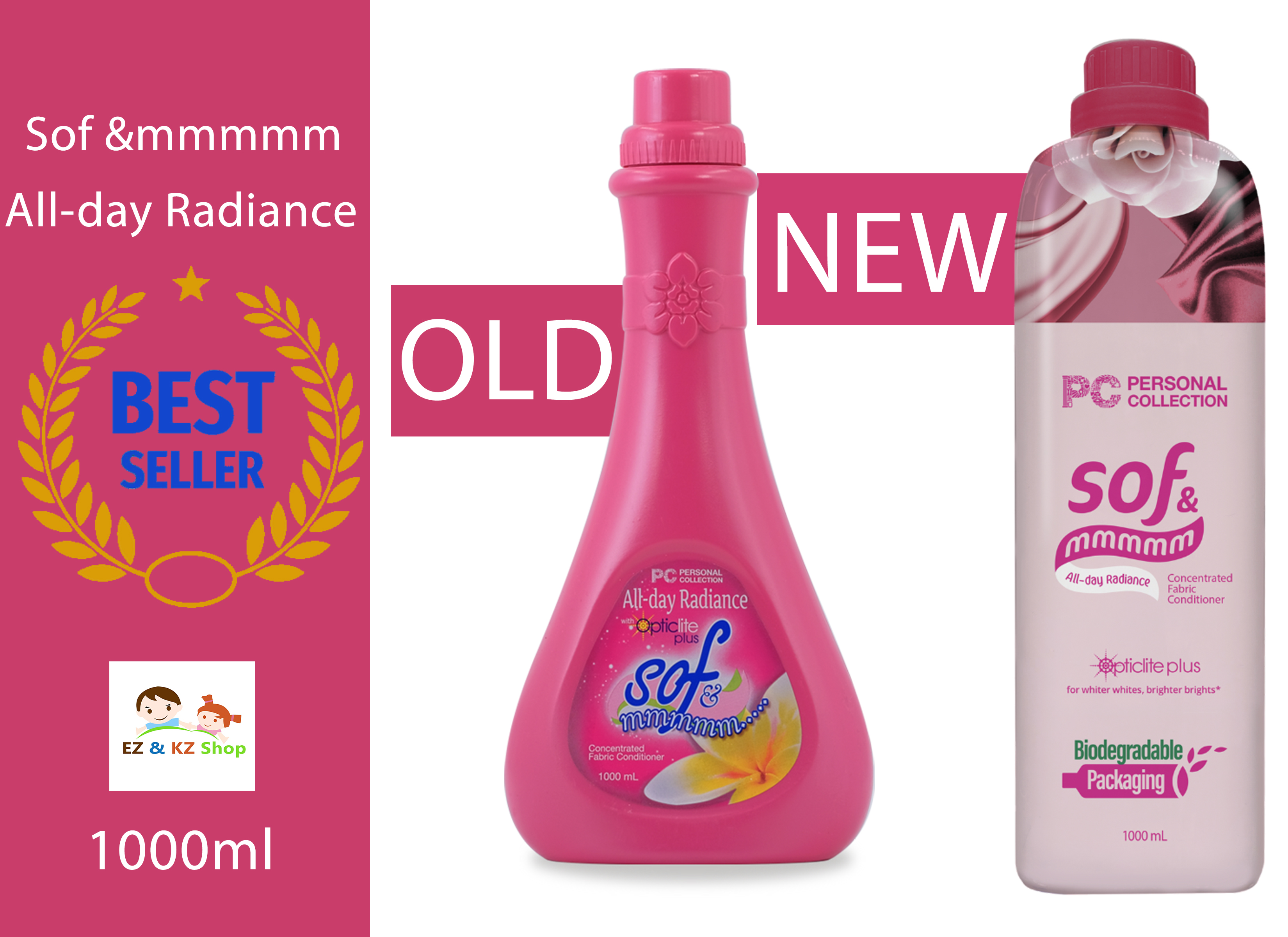 sof & mmmmm .... Fabric Conditioner 1000ml (PERSONAL COLLECTION ...