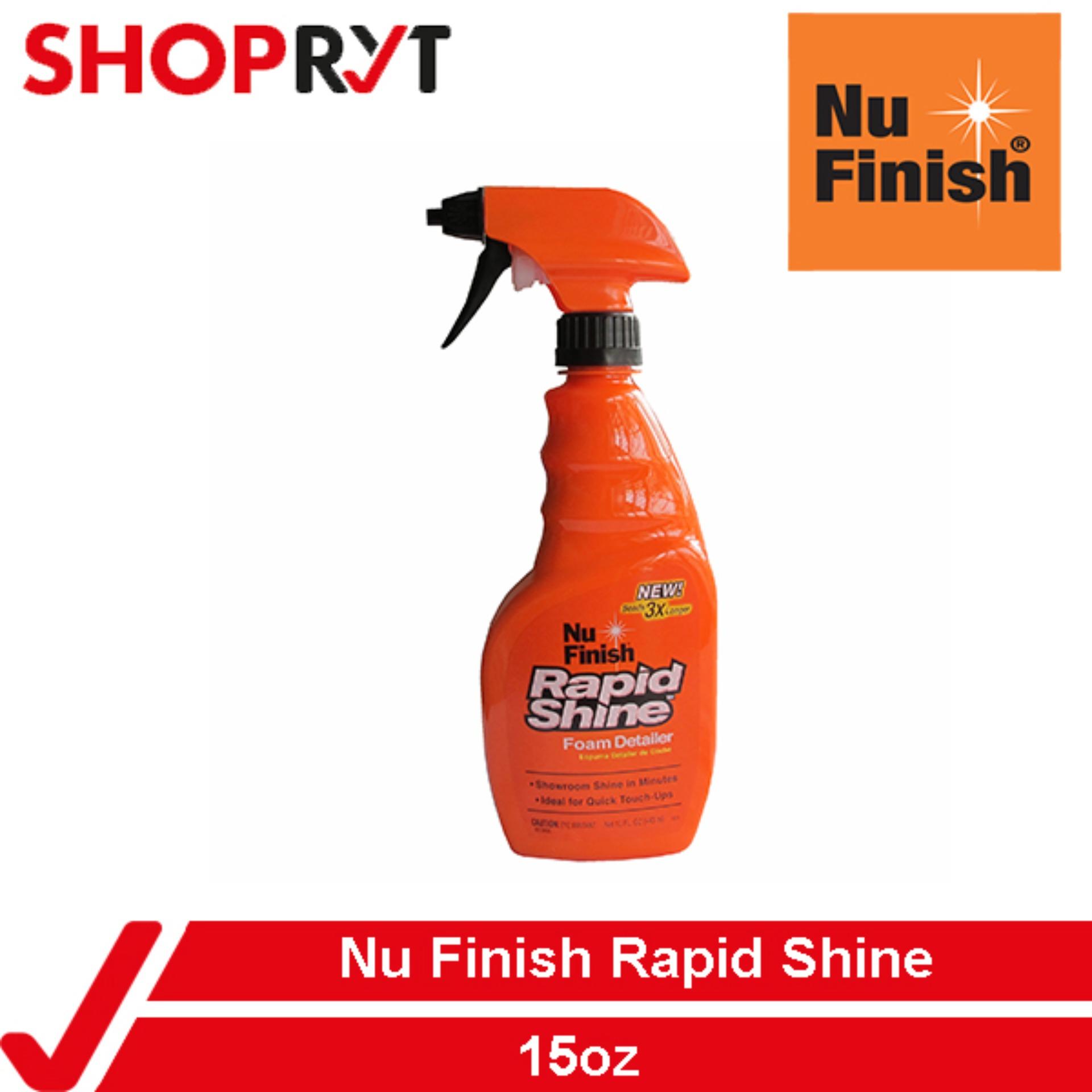 Nu Finish Rapid Shine Spray 15oz Car Care Kit | Lazada PH